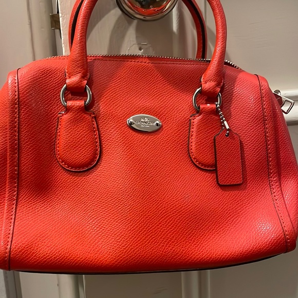 Coach | Bags | Authentic Coach Red Satchel | Poshmark